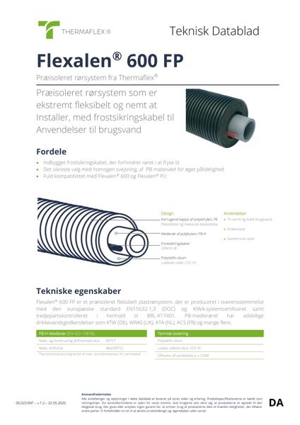 TDS Flexalen 600 FP (DA) | Thermaflex